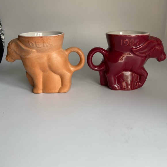 Frankoma | Dining | Frankoma Donkey Political Mugs | Poshmark